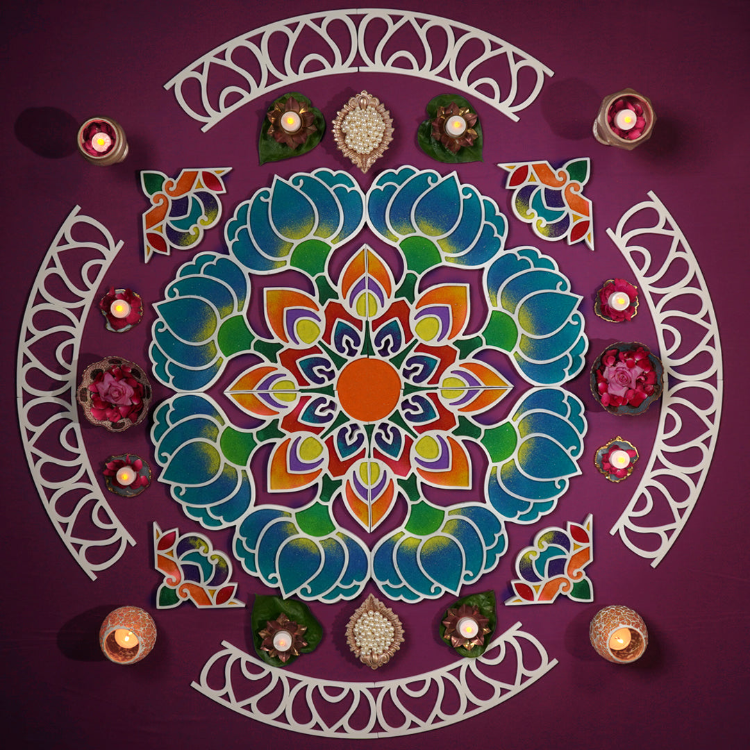 Evolve indian Traditional art with Island Rangoli – islandrangoli