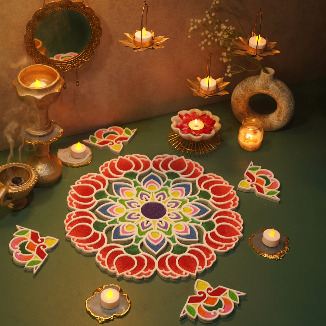 Bhavy Crochet Art Rangoli – Ready-to-Use Template – islandrangoli